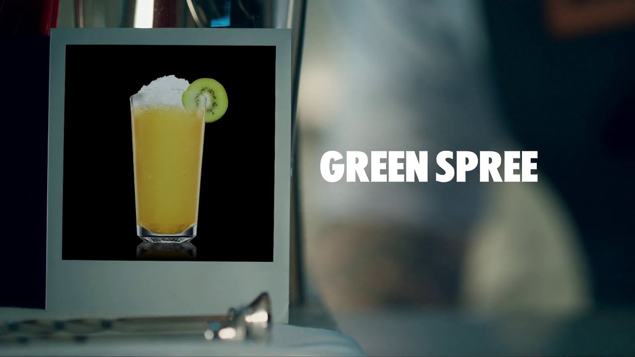 GREEN SPREE DRINK RECIPE - HOW TO MIX - YouTube