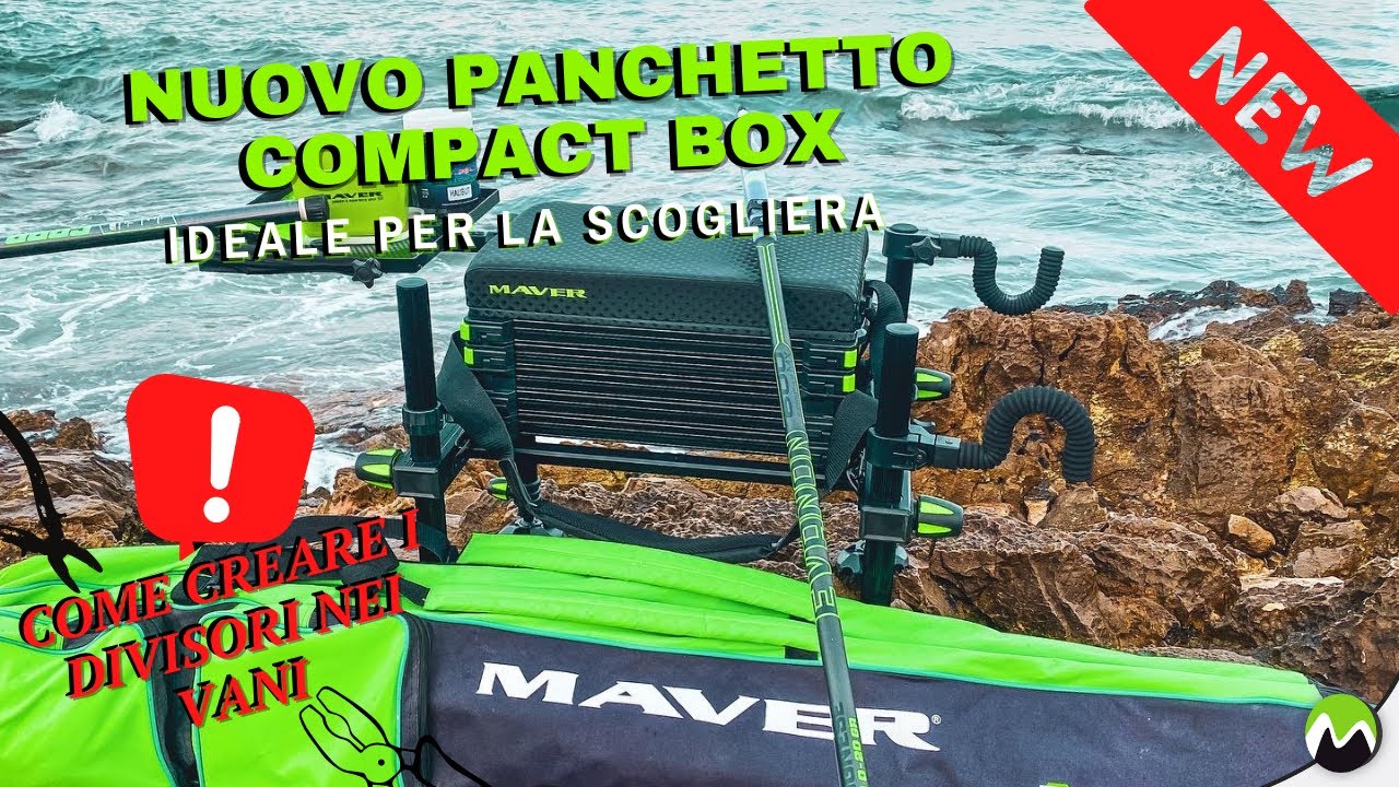 NUOVO PANCHETTO MAVER COMPACT BOX - ideale per la scogliera | come creare i divisori in pvc nei ...