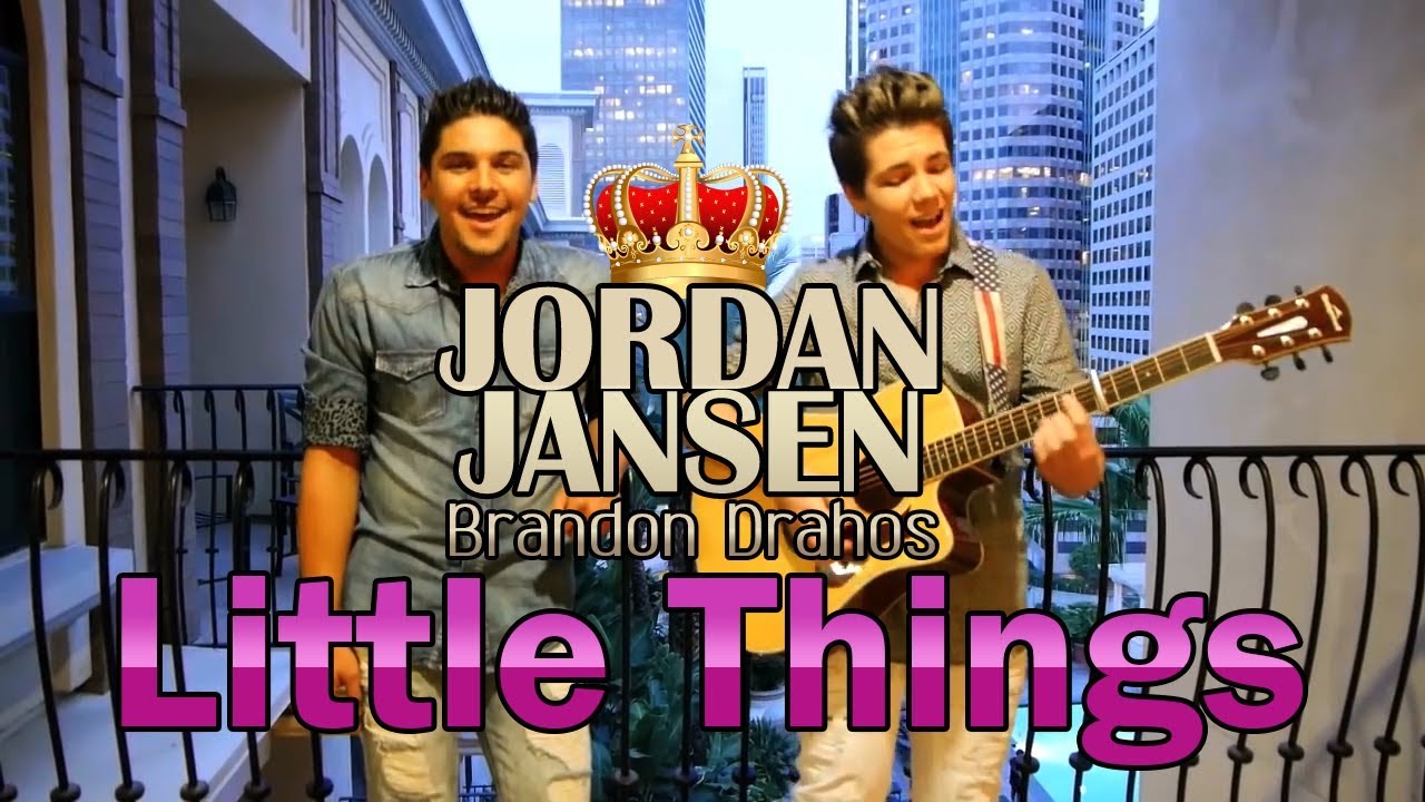 Little Things - One Direction - Jordan Jansen & Brandon Drahos - YouTube