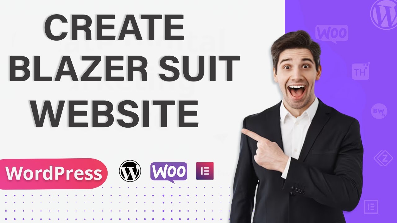 How to Create Blazer and Suit Website using WordPress and Elementor ...