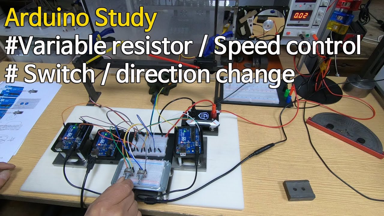 Arduino Study#Variable resistor / Speed control# Switch / direction ...