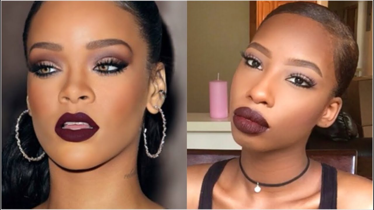 Rihanna Inspired Makeup Tutorial Tayo Arts Youtube