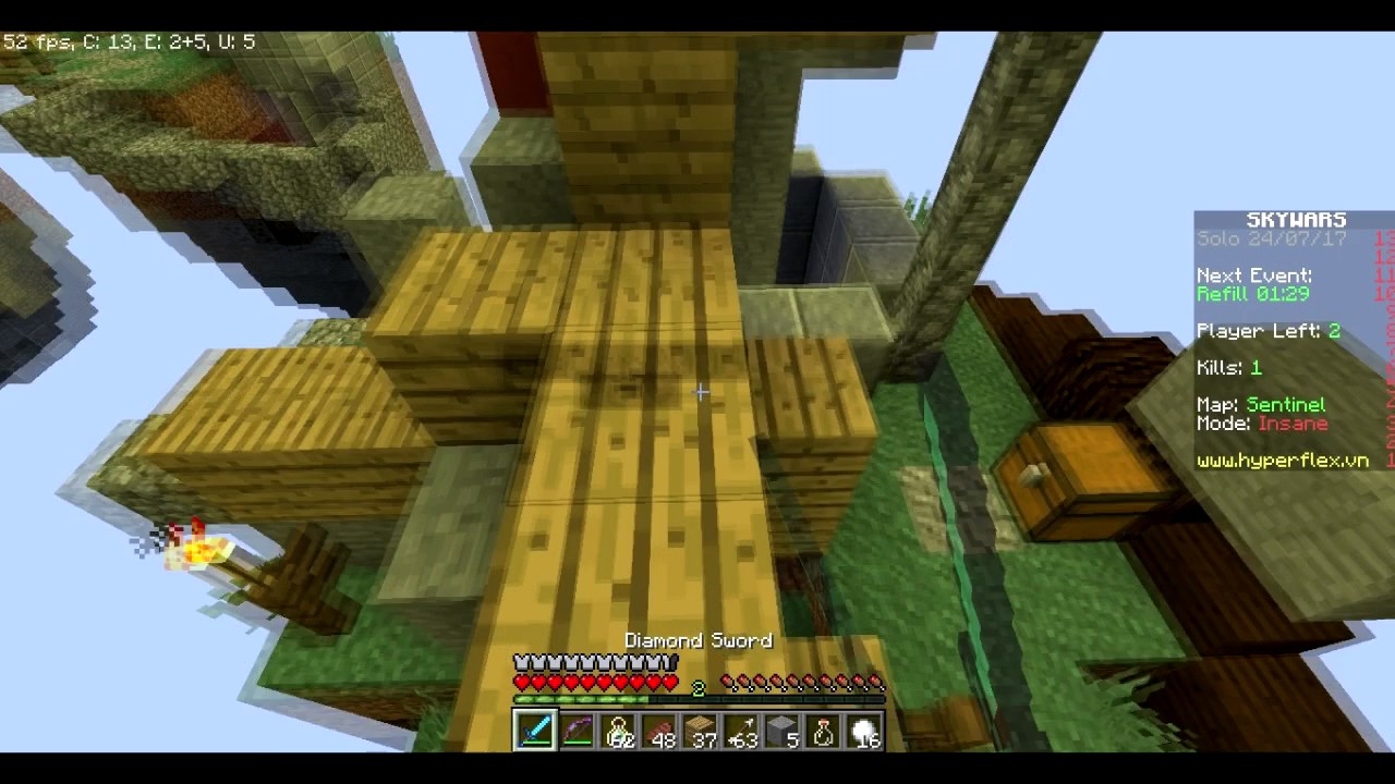 The Second Hypixel ! | minecraft HyperFlex Skywars #2 - YouTube