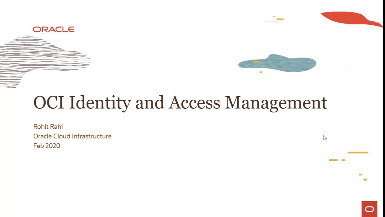 Foundations - Part 7 - OCI Identity and Access Management - YouTube