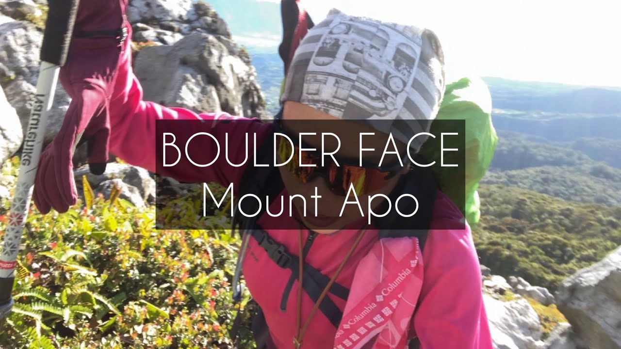 Mt. Apo : The Boulder Face Trail - YouTube