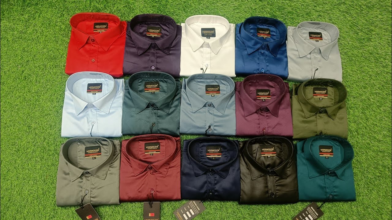 PLAIN PARTY WEAR SHIRTS FOR MEN'S | SHINY PLAIN SHIRTS | NATIONAL ...