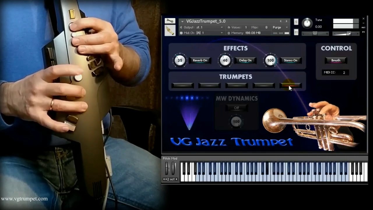 Sound Library for NI Kontakt | Trumpet | Aerophone, EWI VST WAV - YouTube