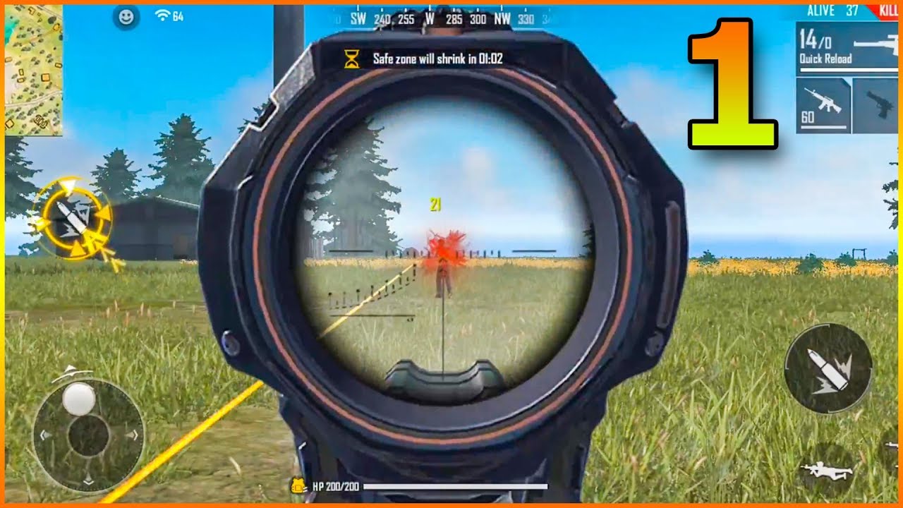 Garena Free Fire Solo Squad Android Gameplay Part 1 (Mobile Gameplay HD ...