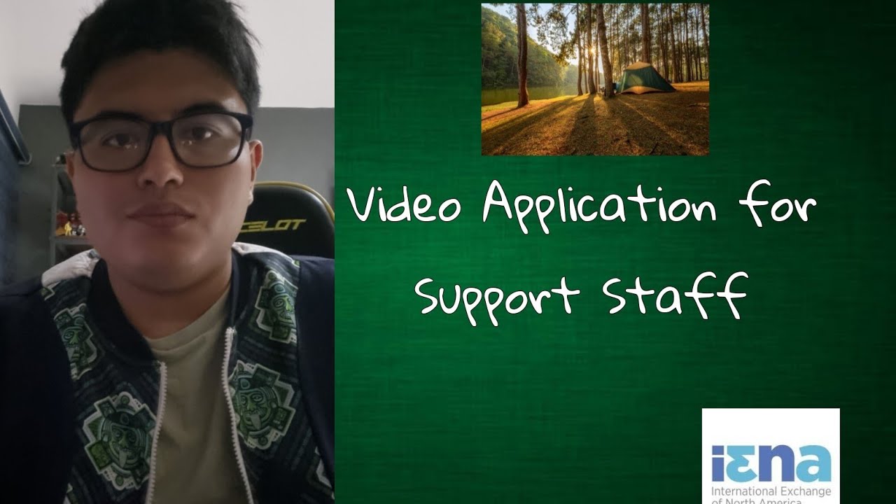 Camp Application IENA 2025 | Support Staff - YouTube
