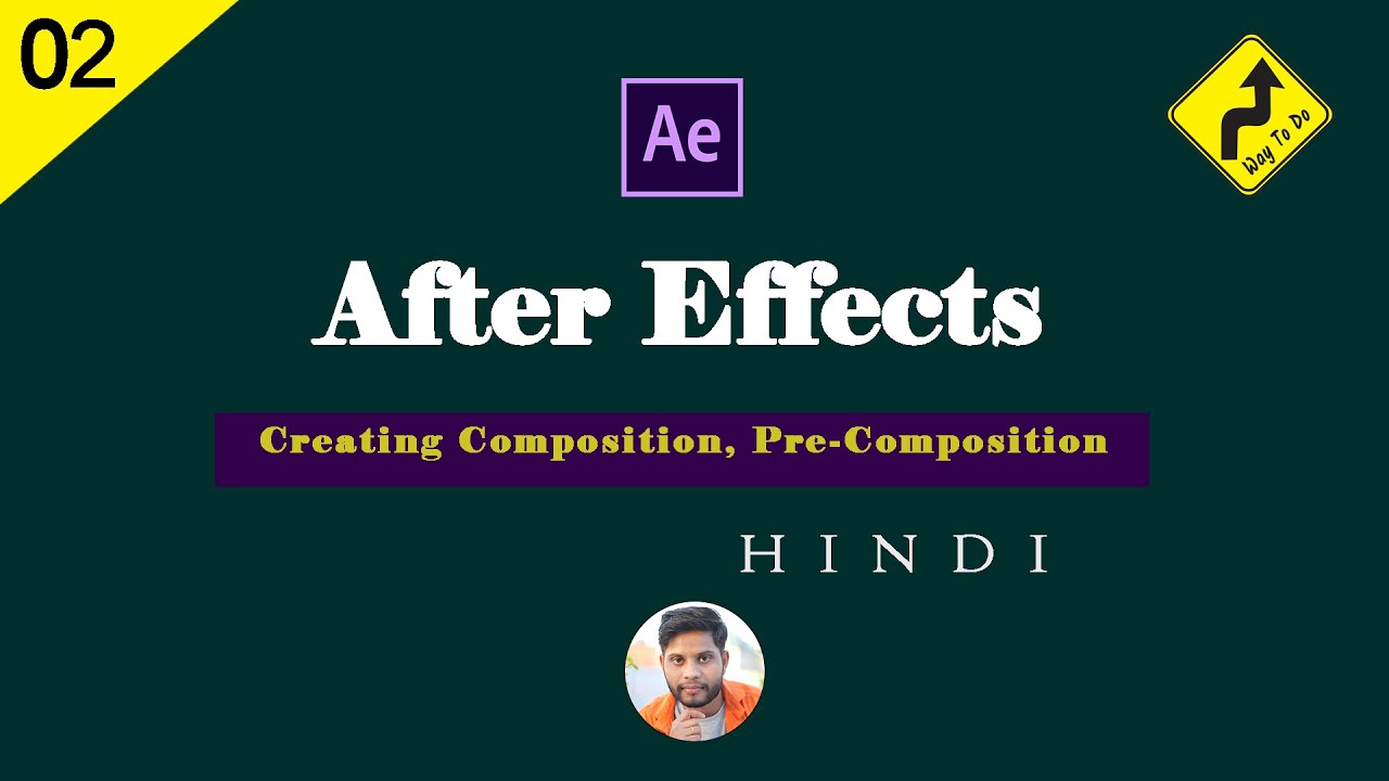 Creating Composition Pre-Compose in Adobe After Effects 2020 || way to ...