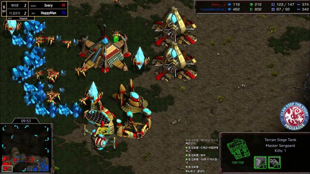 KPL Season3 2R M20 6SET 폴리포이드 Every(P) vs HappyMan(T) - YouTube