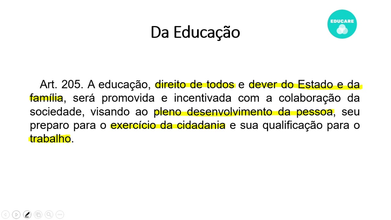 VOCÊ PRECISA DOMINAR OS ARTIGOS 205 e 206 DA CF 88 - YouTube