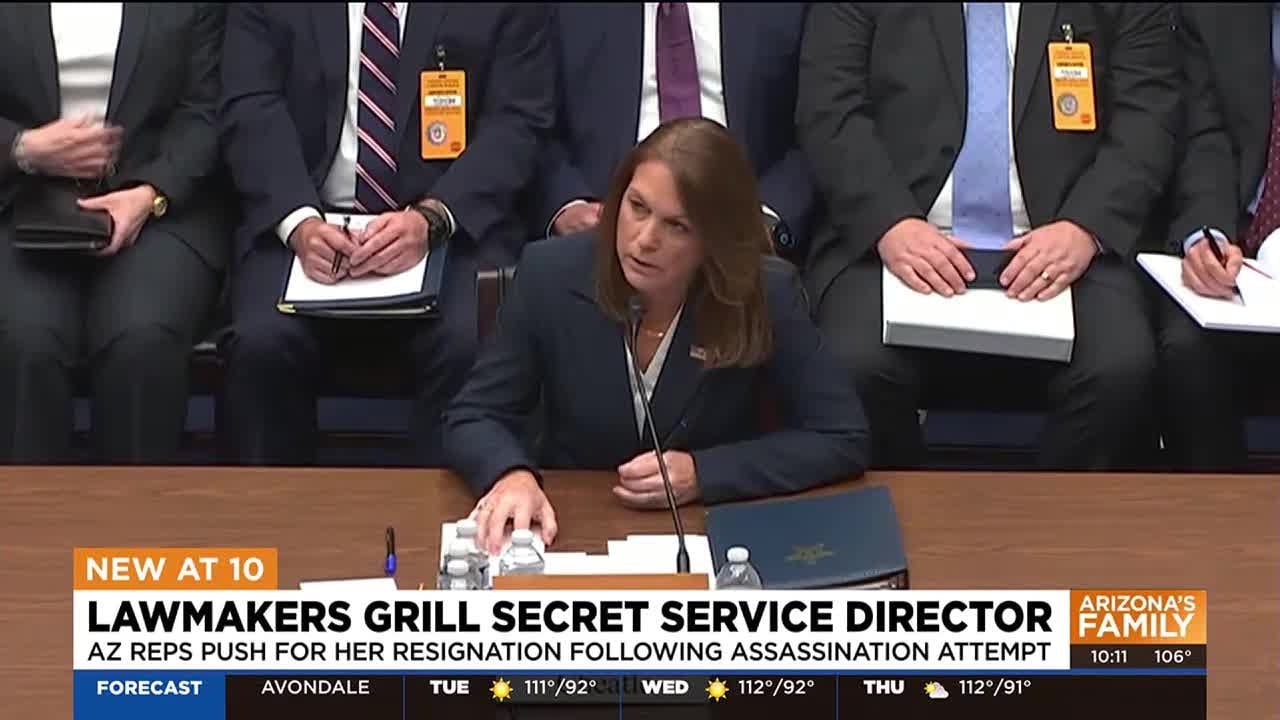 Arizona lawmakers call for Secret Service director to step down - YouTube