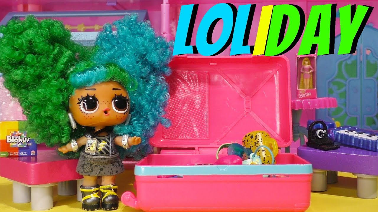 OMG REBEL LOL Doll Is Packing For Her HAIR HAIR HAIR-mazing Holiday ...