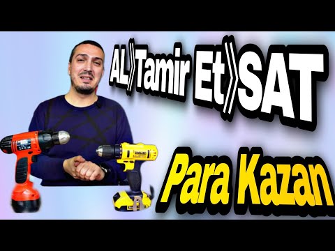 Tamir Et Para Kazan / Şarjlı Vidalama Spiral Matkap  Batarya Tamiri
