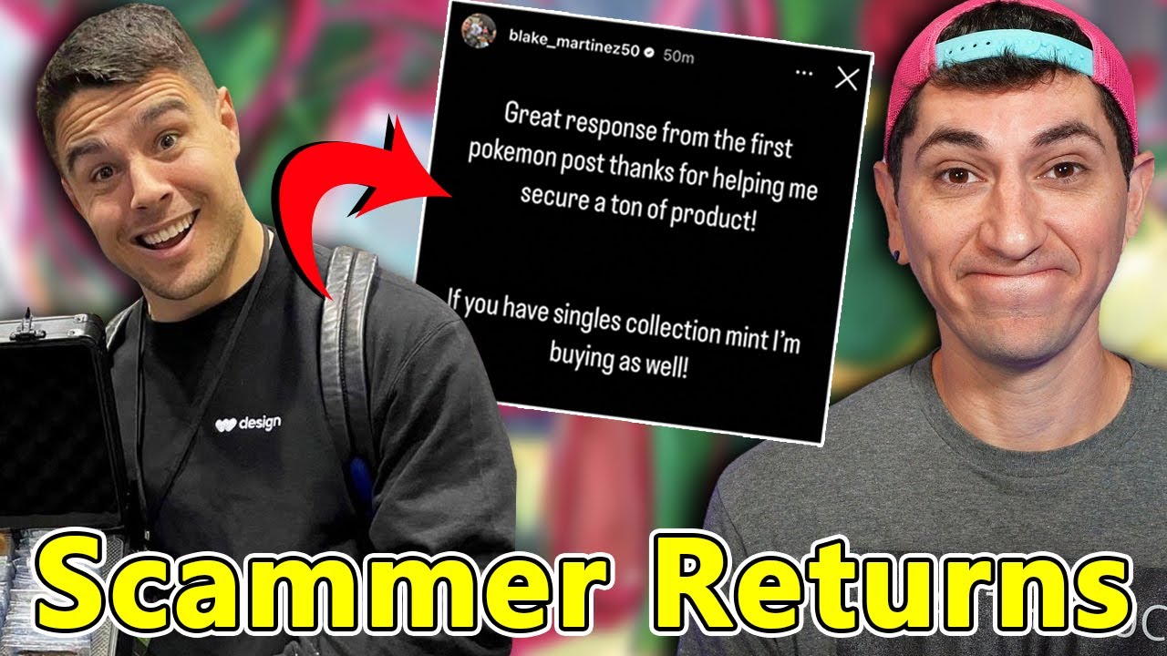 Biggest Pokemon Card Scammer in History, Blake Martinez, is Streaming ...