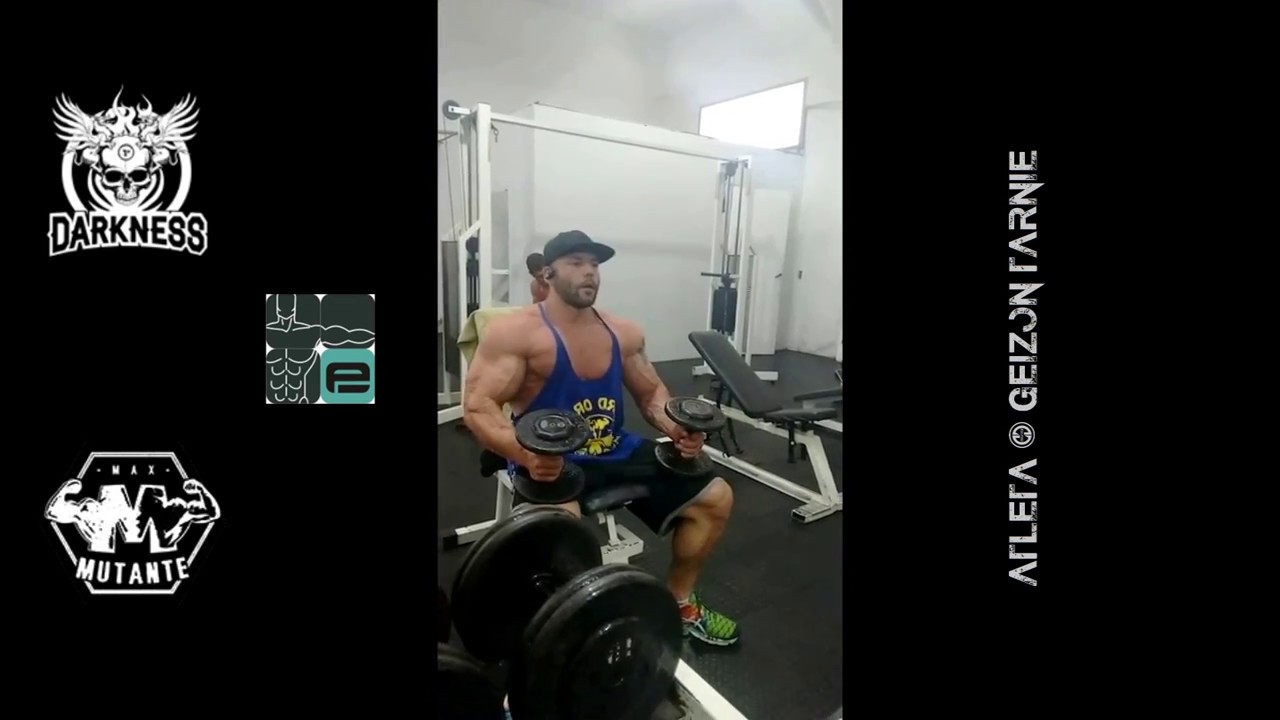 Atleta Geizon Tarnie - Treino - #AcademiaEquilibrium #Darkness # ...