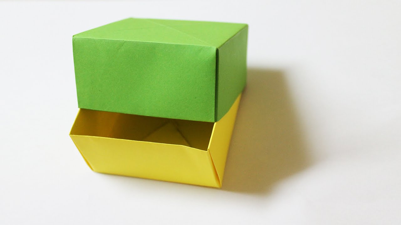 How To Make A Paper Box With A Lid YouTube How To Make A Paper Box With A Lid YouTube