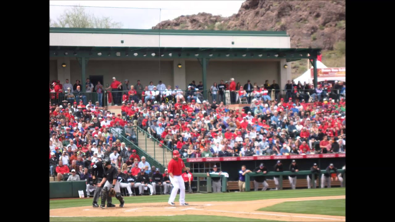 Los Angeles Angels Spring Training 3-9-2013 vs. Colorado Rockies HD ...