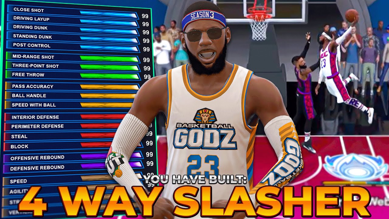 This 4-Way Slasher is a CHEAT CODE! BEST Build in NBA 2k25 Season 6 ...