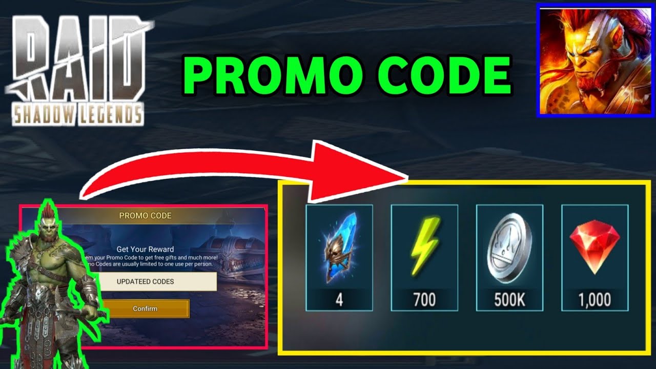 NEW RAID SHADOW LEGENDS PROMO CODES | RAID SHADOW LEGENDS CODES 2021 ...