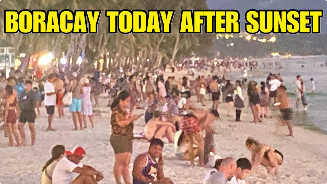BORACAY TODAY IN STATION 2 AFTER SUNSET | APRIL 3, 2023 - YouTube