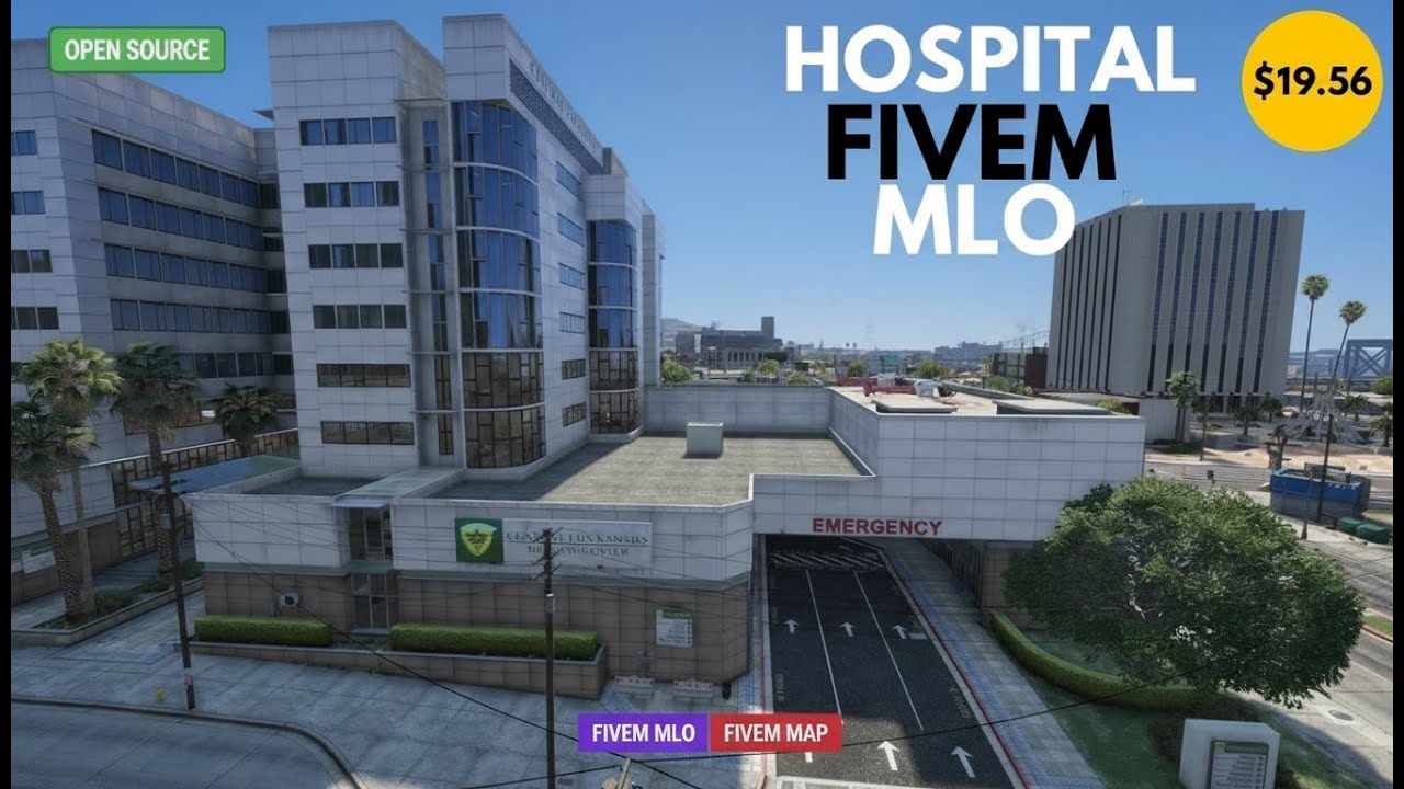 Hospital Fivem MLO | Medical Center & Emergency Facility | $19.56 ...