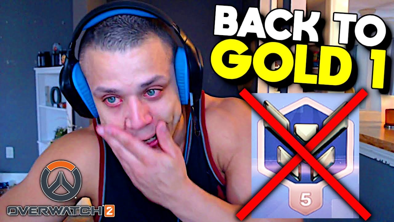 Tyler1 drops down to GOLD 1 in Overwatch 2 - YouTube