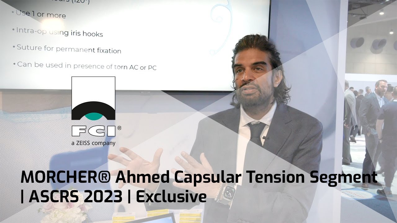 MORCHER® Ahmed Capsular Tension Segment | ASCRS 2023 | Exclusive | Hand ...