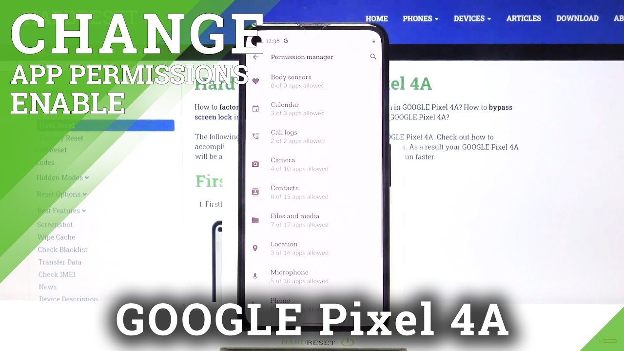 How to Manage Applications Permissions in Google Pixel 4A – Allow/Deny ...