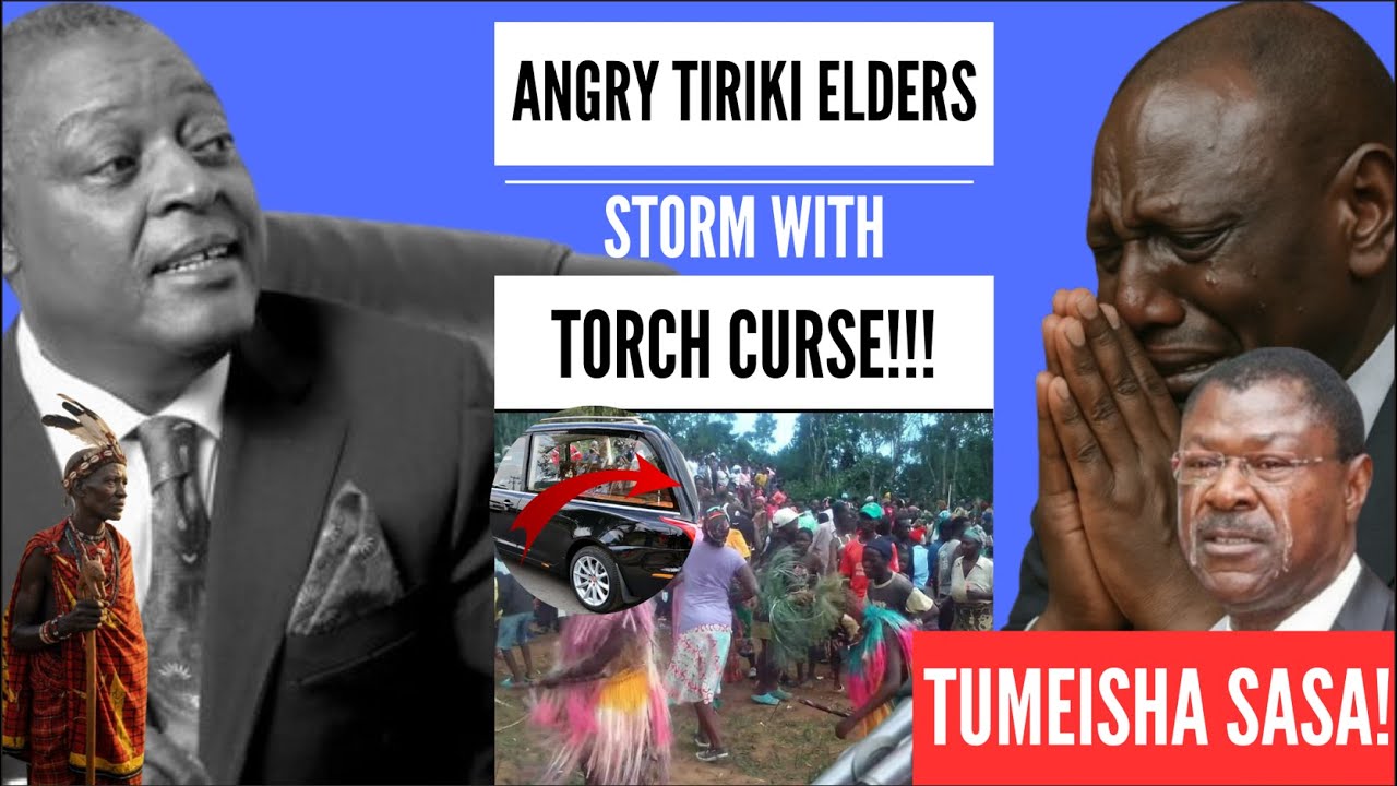 WETANGULA FORCED TO FLEE AS ELDERS STORM JIRONGO HOME WITH TORCH BURIAL ...