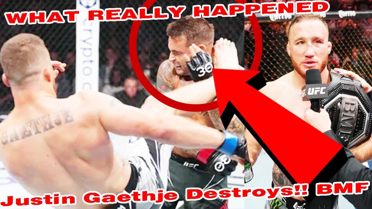 UFC 291: Justin Gaethje Destroy's Dustin Poirier 2 with CRAZY HEADKICK ...