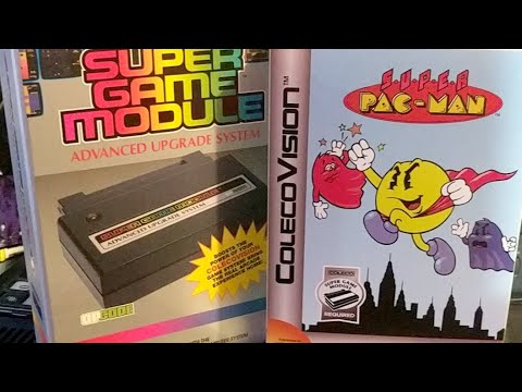 Super Pac-Man Colecovision Super Game Module Colecovision - YouTube