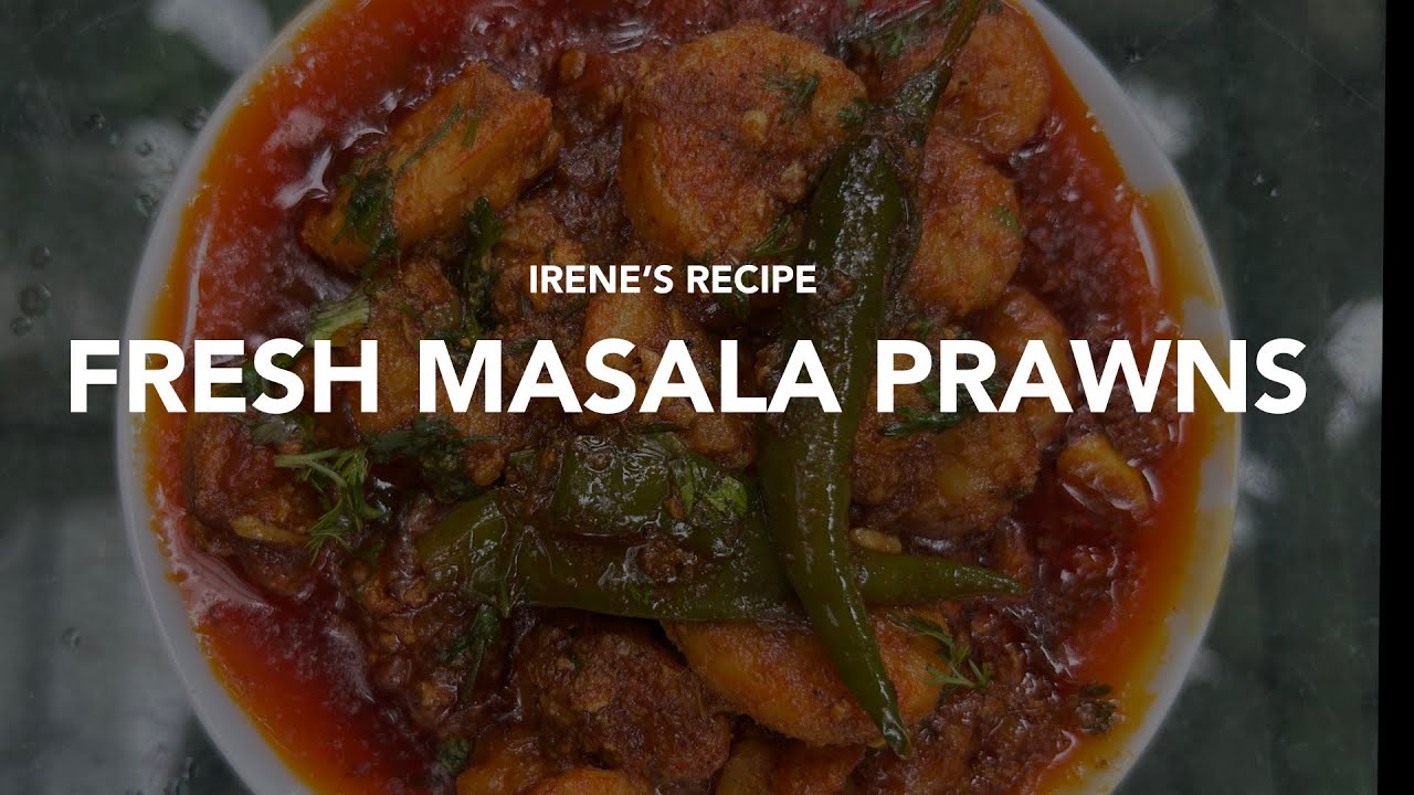 FRESH MASALA PRAWNS | HOMEMADE | IRENE’s GARDEN KITCHEN - YouTube