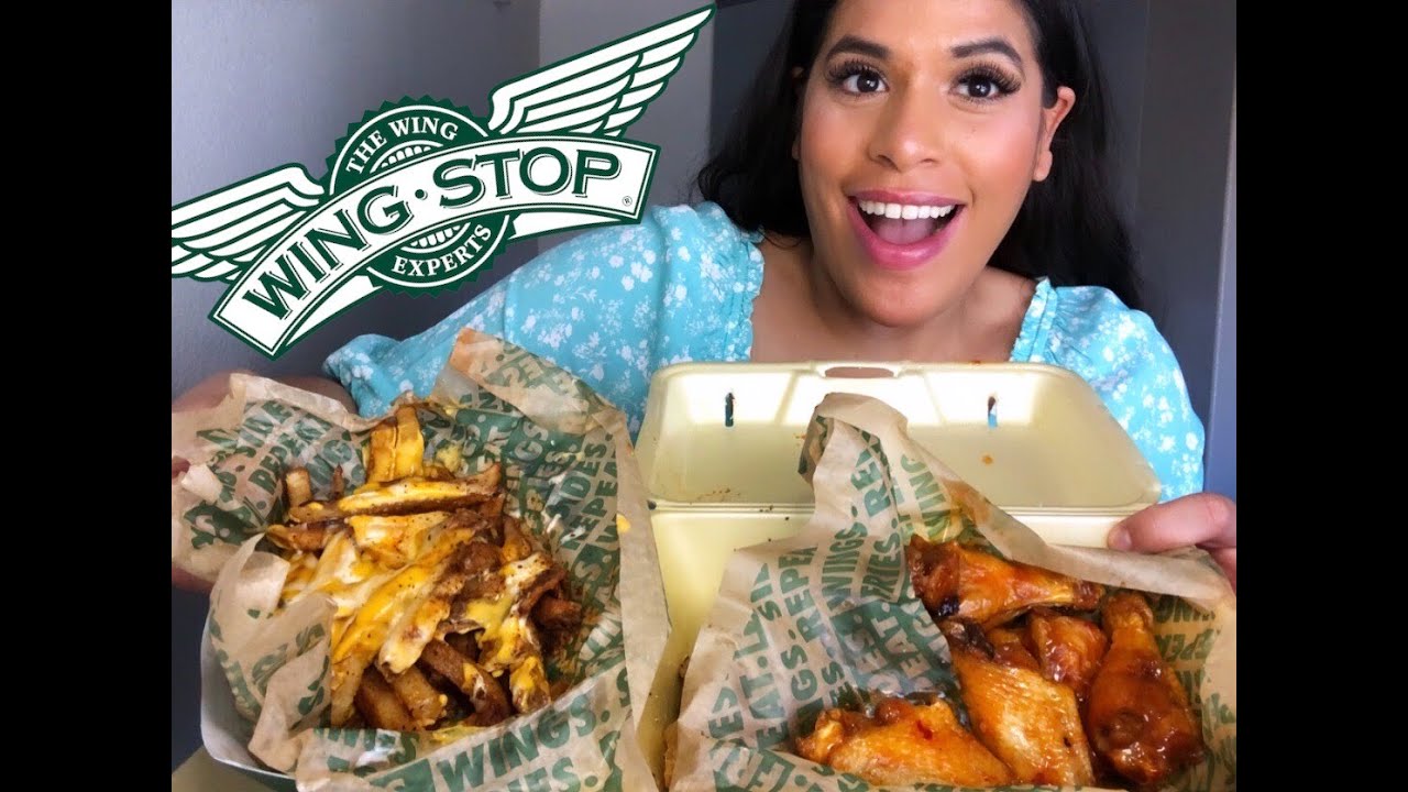WINGSTOP MUKBANG 먹방 EATING SHOW - YouTube