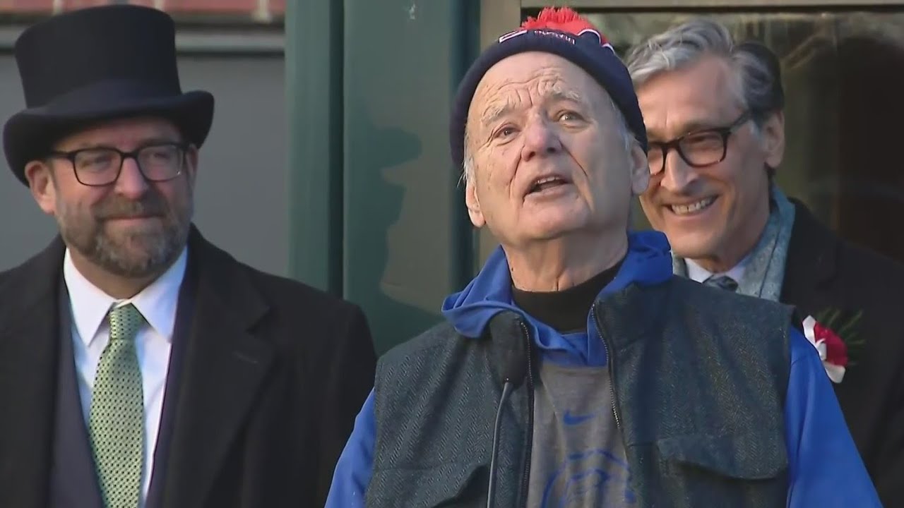 Bill Murray honors the late Harold Ramis on "Groundhog Day" - YouTube
