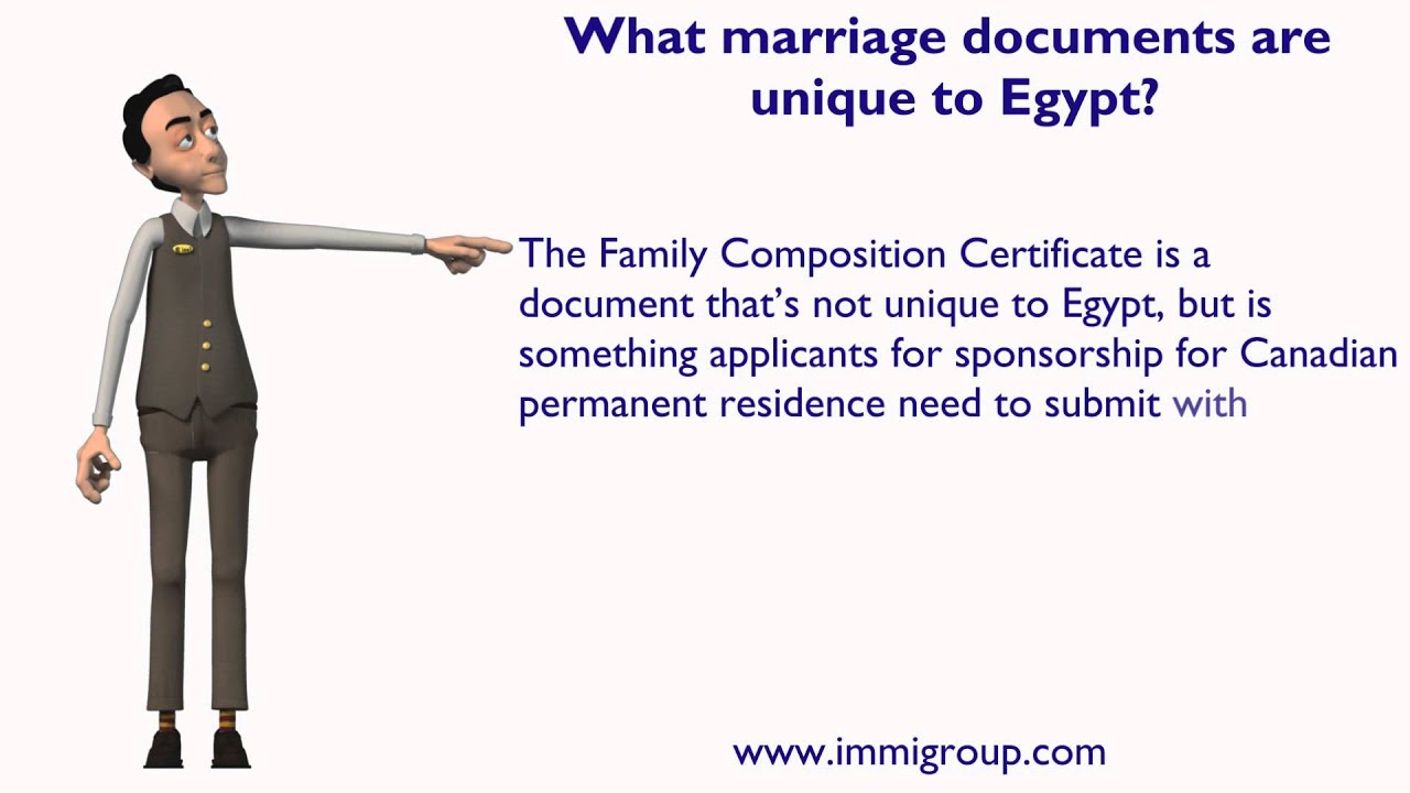 What marriage documents are unique to Egypt? - YouTube