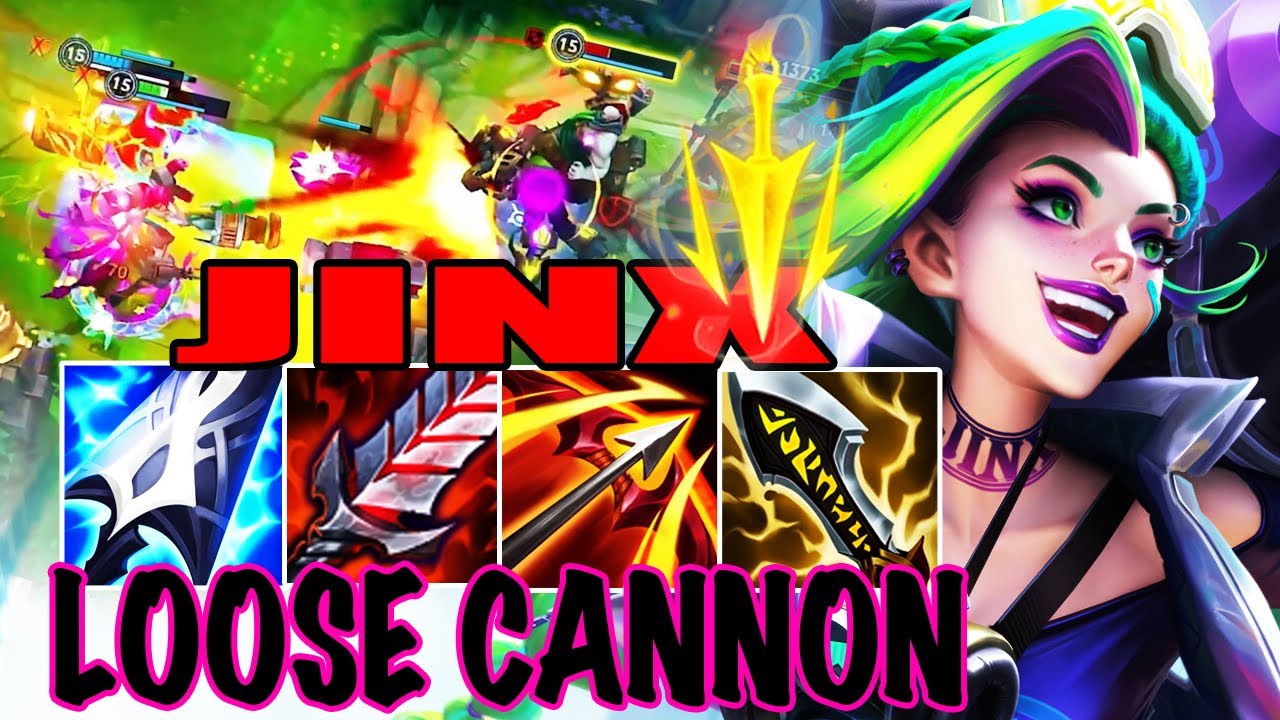 WILD RIFT JINX ADC GAMEPLAY | LOOSE CANNON - JINX BUILD RUNES - YouTube