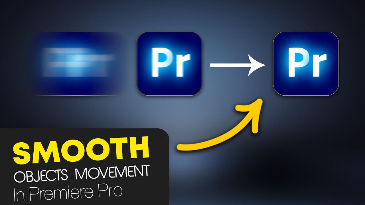 SMOOTH Movement Of Objects With Motion BLUR In Premiere Pro - YouTube