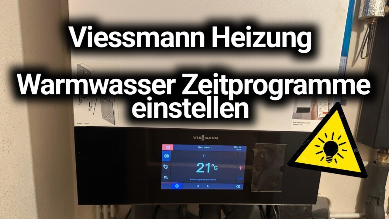 Viessmann Optimale Einstellung Warmwasser
