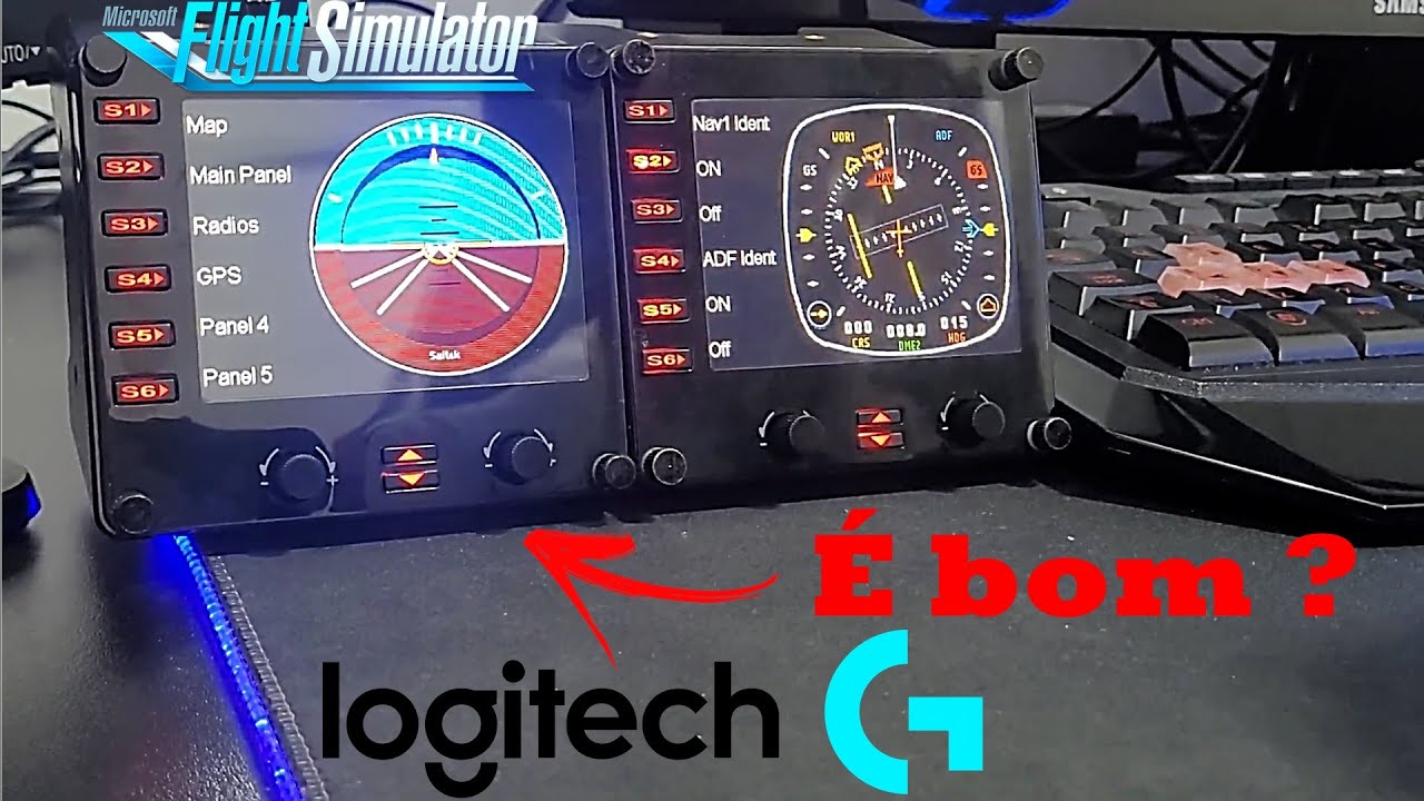 Flight Instrument Panel LCD da #logitech é bom? | Flight Simulator ...