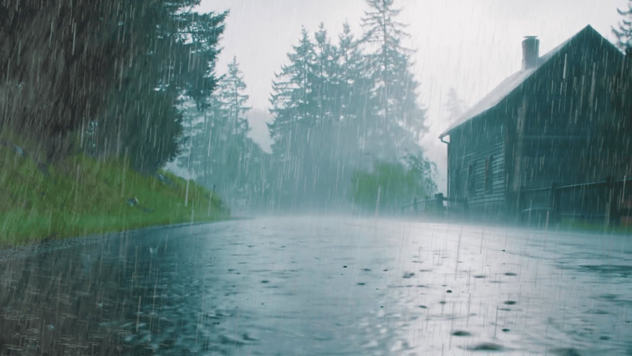 Heavy Rain at Night – Fall Asleep Instantly with Relaxing Rain ...