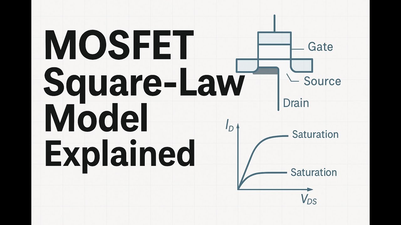 Why the MOSFET Square-Law Model Is Both Wrong and Useful | GCA and I–V ...