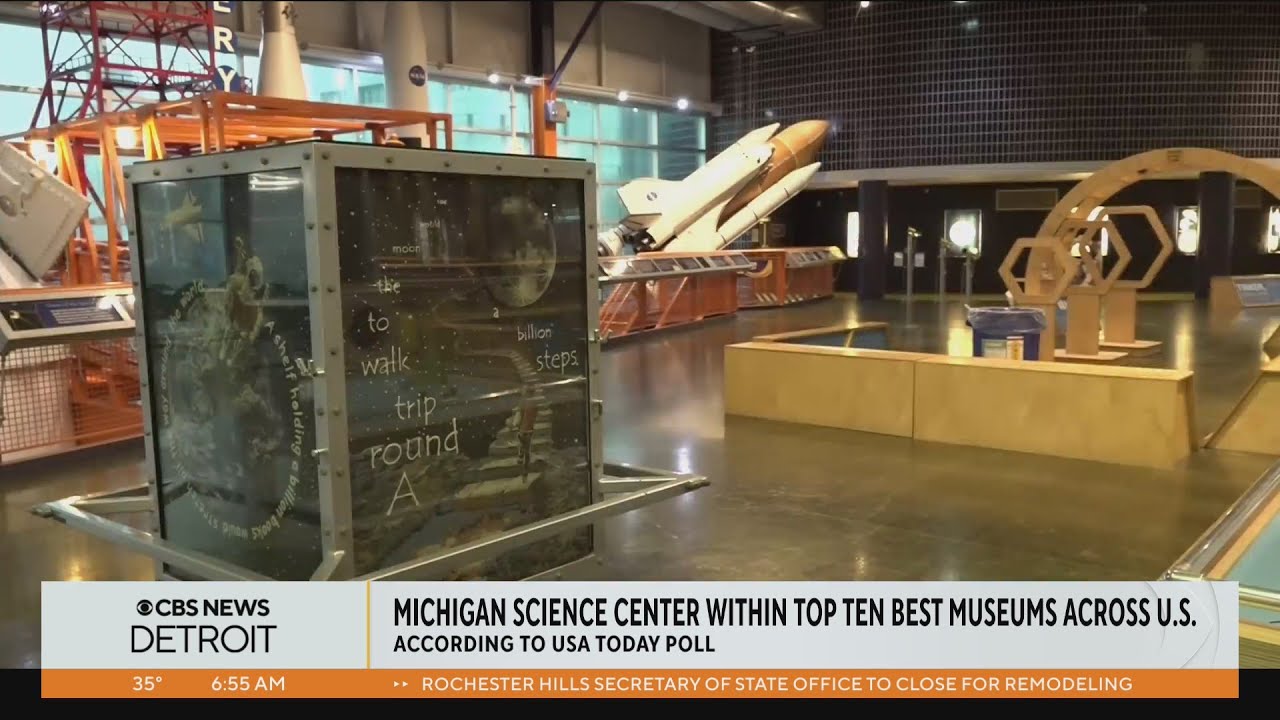Michigan Science Center ranked top 10 best science museum in U.S. - YouTube