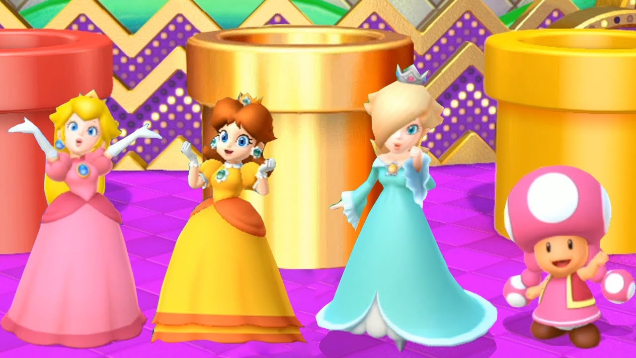 Mario Party 10 - Coin Challenge 2 Player All Girl | JinnaGaming - YouTube