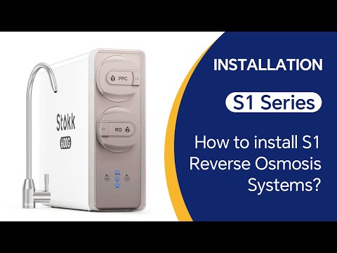 How to install Stokk S1 RO Reverse Osmosis Systems?