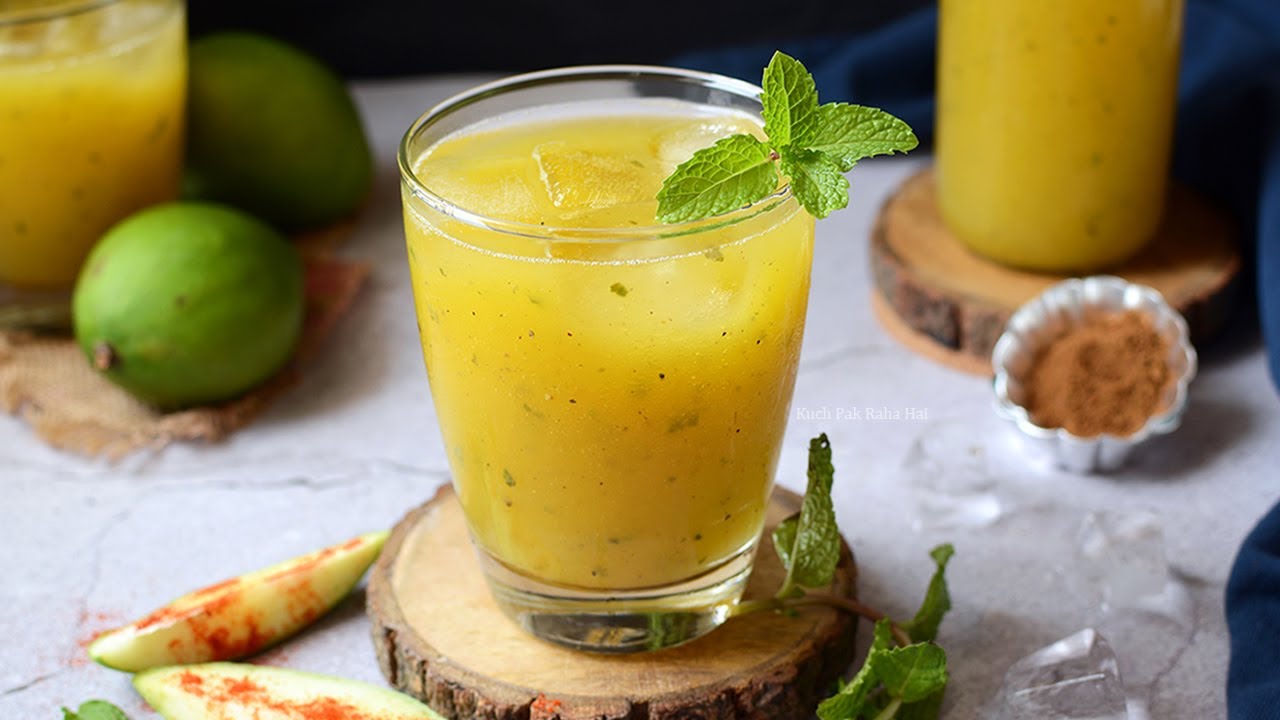 Aam Panna Recipe | Raw Mango Drink | Kairi Panha | Aam Jhora | Green ...
