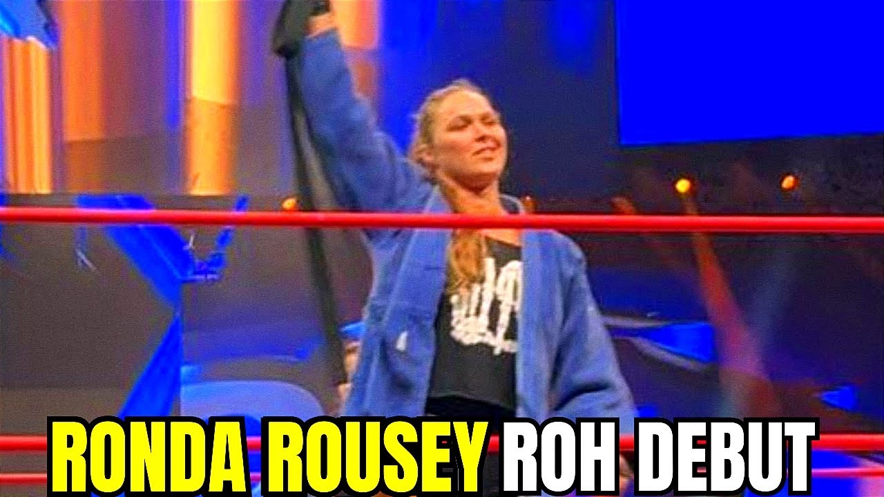 Ronda Rousey Surprised everyone by debuting in Ring of Honour || Ronda ...