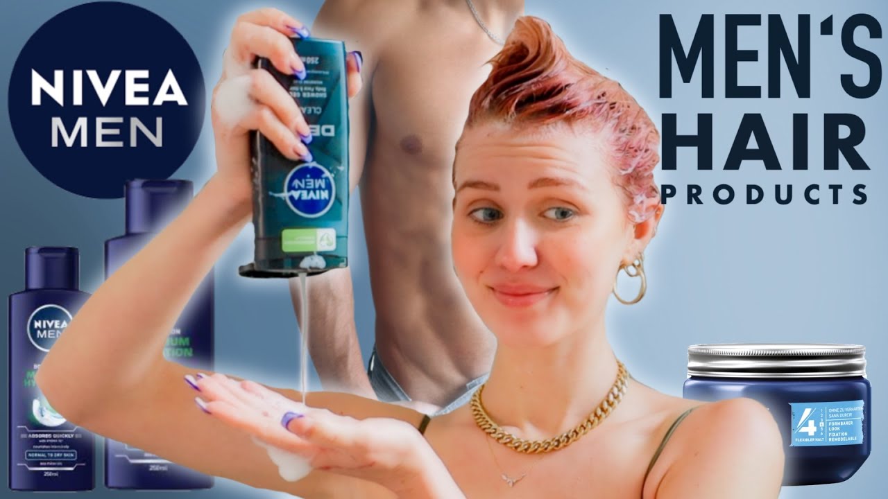 Using MEN'S HAIR PRODUCTS to style my hair - YouTube
