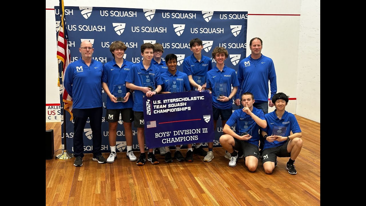 2024 U.S. Interscholastic Team Squash Championships - YouTube